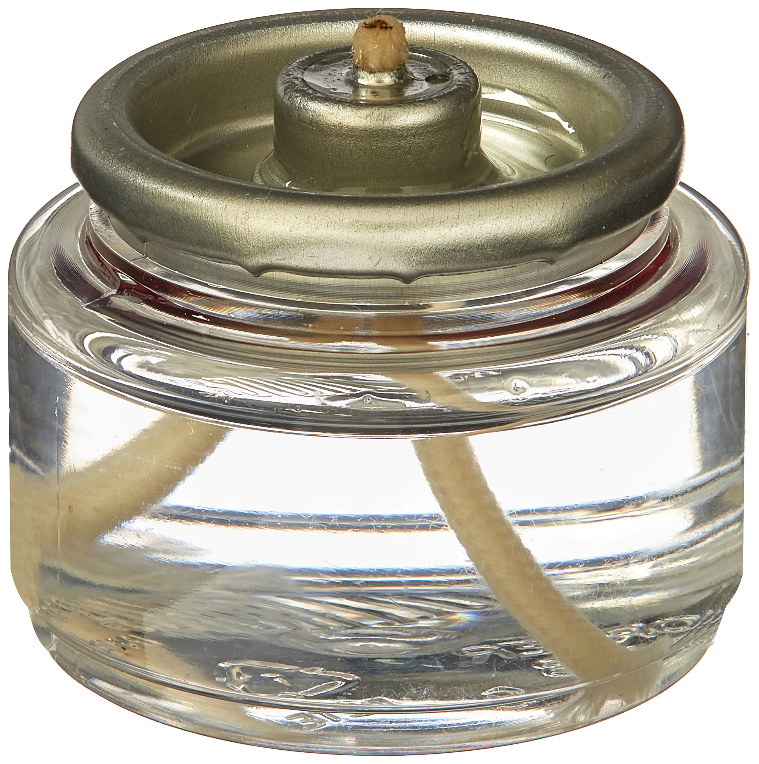 Hollowick Disposable Liquid Candles, 8 Hour, for Use in Glass Votive Tealight Lamp Holders, Restaurant Wedding Table Top Lights, Child Resistant Closures, 90 Pieces, Clear Fuel Oil HD8-90