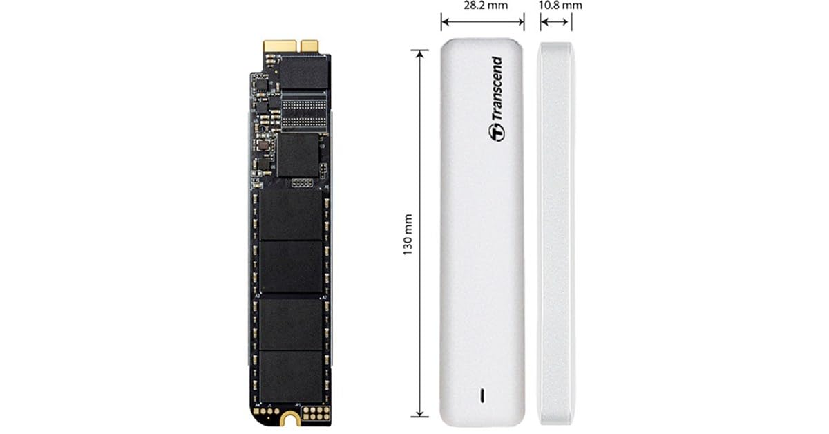Transcend 240GB JetDrive 500 SATAIII 6Gb/s Solid State Drive Upgrade Kit for Select MacBook Air Models (TS240GJDM500)