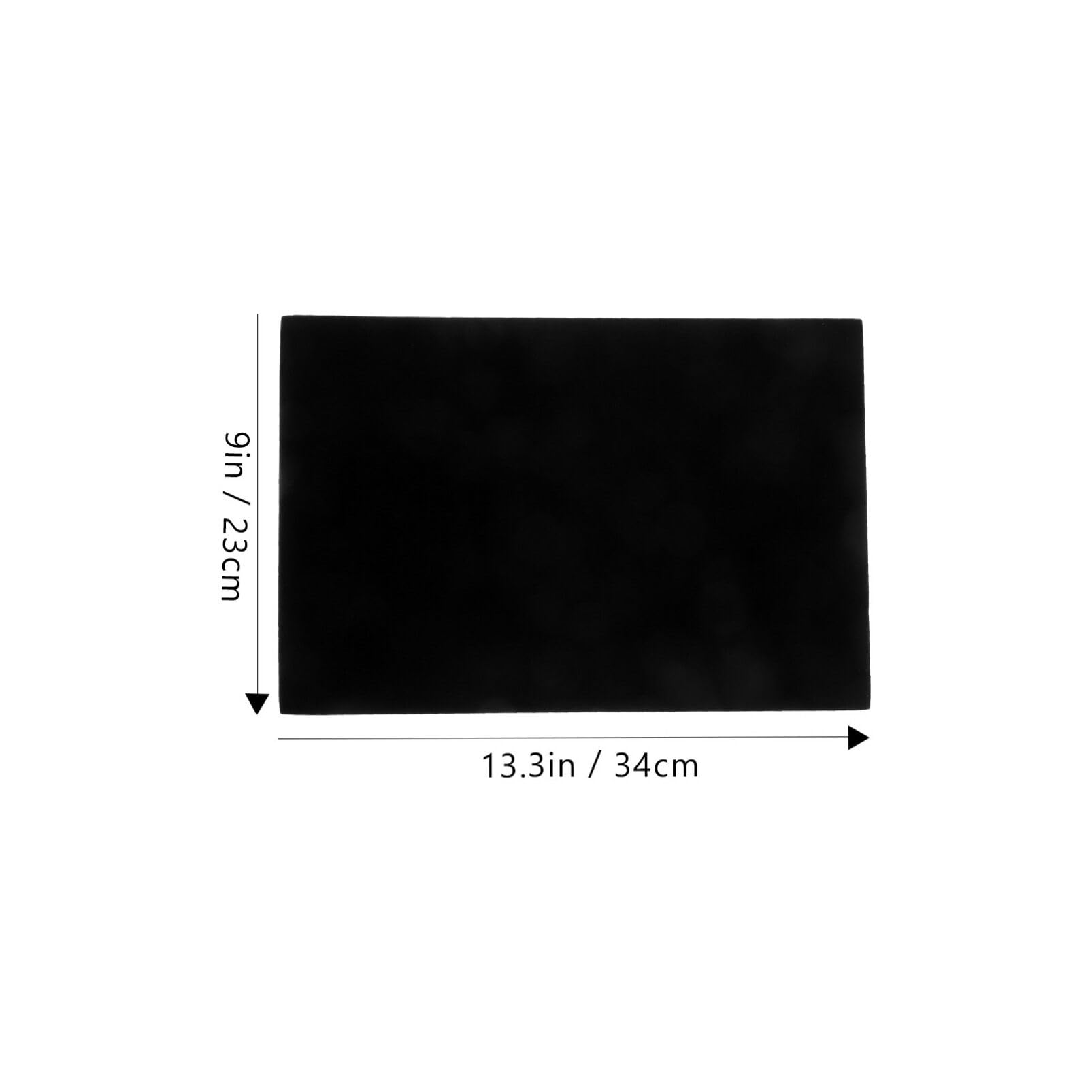 COHEALI Foam Jewelry Inserts Black Velvet Ring Organizer Jewelry Inserts Holder Earring Display Pad for Retail Showcase Box