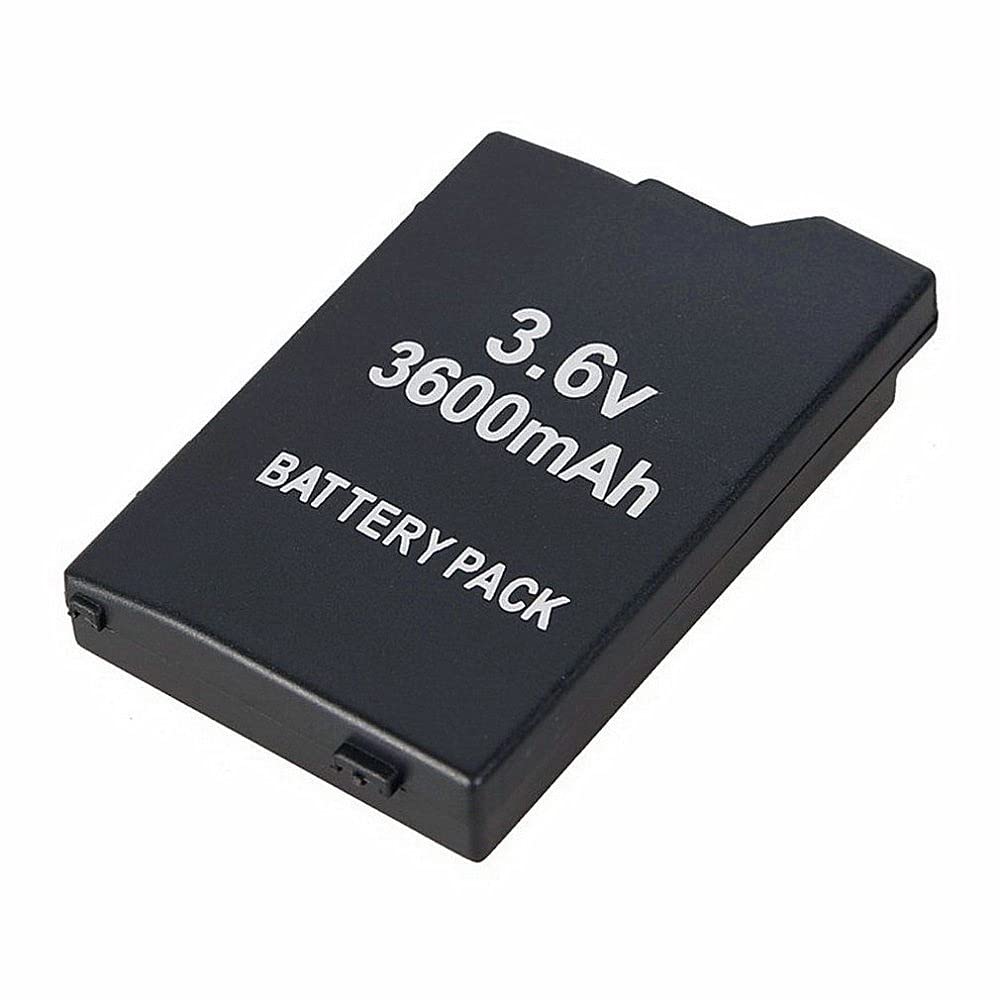 Byforphye 3600mAh 3.6V Rechargeable Battery Pack Lithium Ion Replacement Battery for Sony PSP-S110 Console PSP 2000/3000 PSP-S110 Console (2PCS)