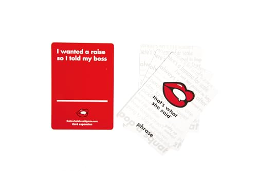 That's What She Said Game - Third Expansion