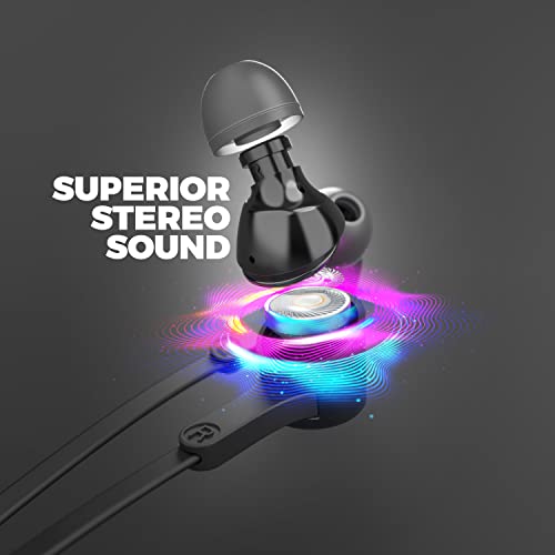 MuveAcoustics Spark Earbuds Wired Headphones with Mic - Phone Headset in Ear Buds Noise Cancelling for Computer Android Gaming Compatible with Samsung, Laptop, iPhone, iPod, iPad, Kindle, 3.5mm Jack
