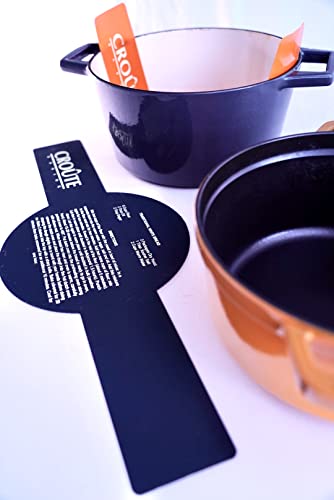 CROÛTE Baking Silicone Dutch Oven Bread Sling 19.5CM (Burnt Orange)