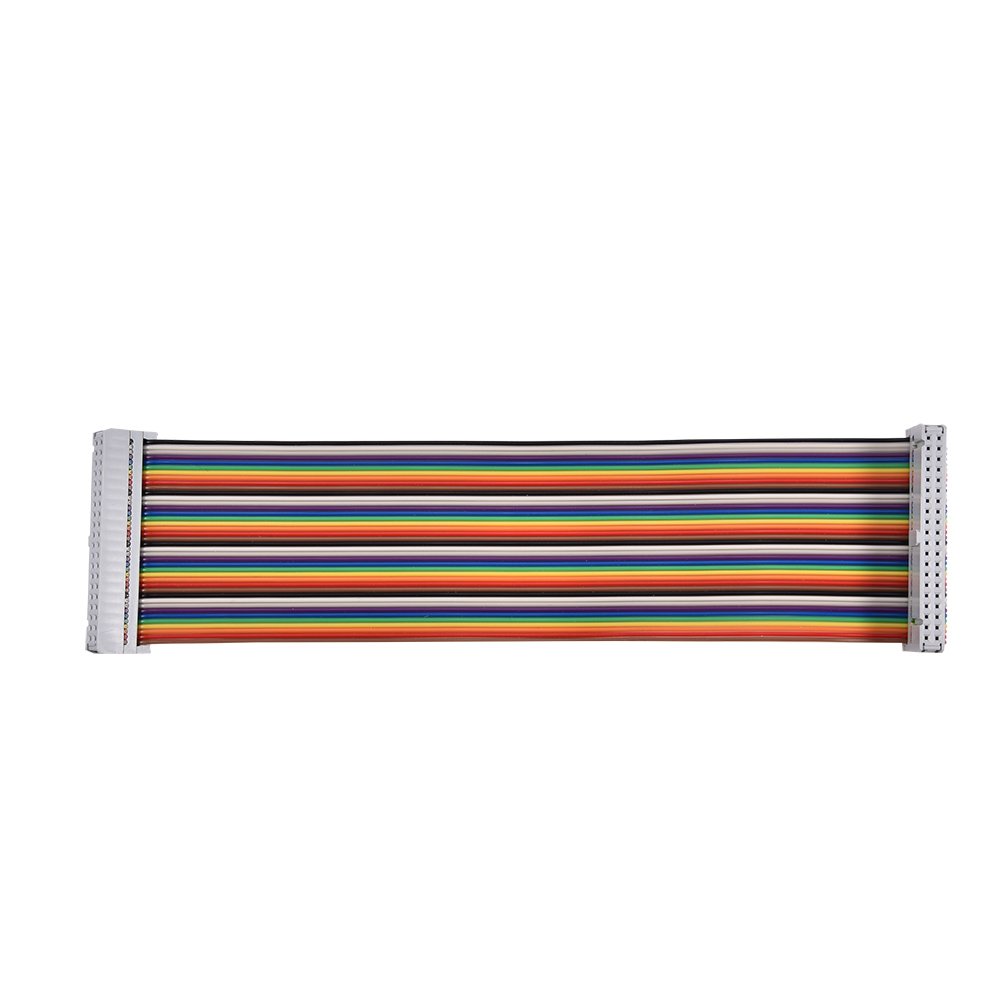 Bewinner 40Pin Rainbow Female to Female GPIO Adapter Cable for Banana Pi/Raspberry Pi 2/3 - Compatible with for Banana Pi/Orange Pi 2/3. 40 Pin Interface - Flexible Ribbon Cable, Copper Core