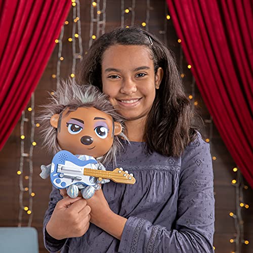 Sing 2: Riff-Rock Ash Plush Toy – Rockin’ Interactive Toy – 12'' Tall – 4 Years+