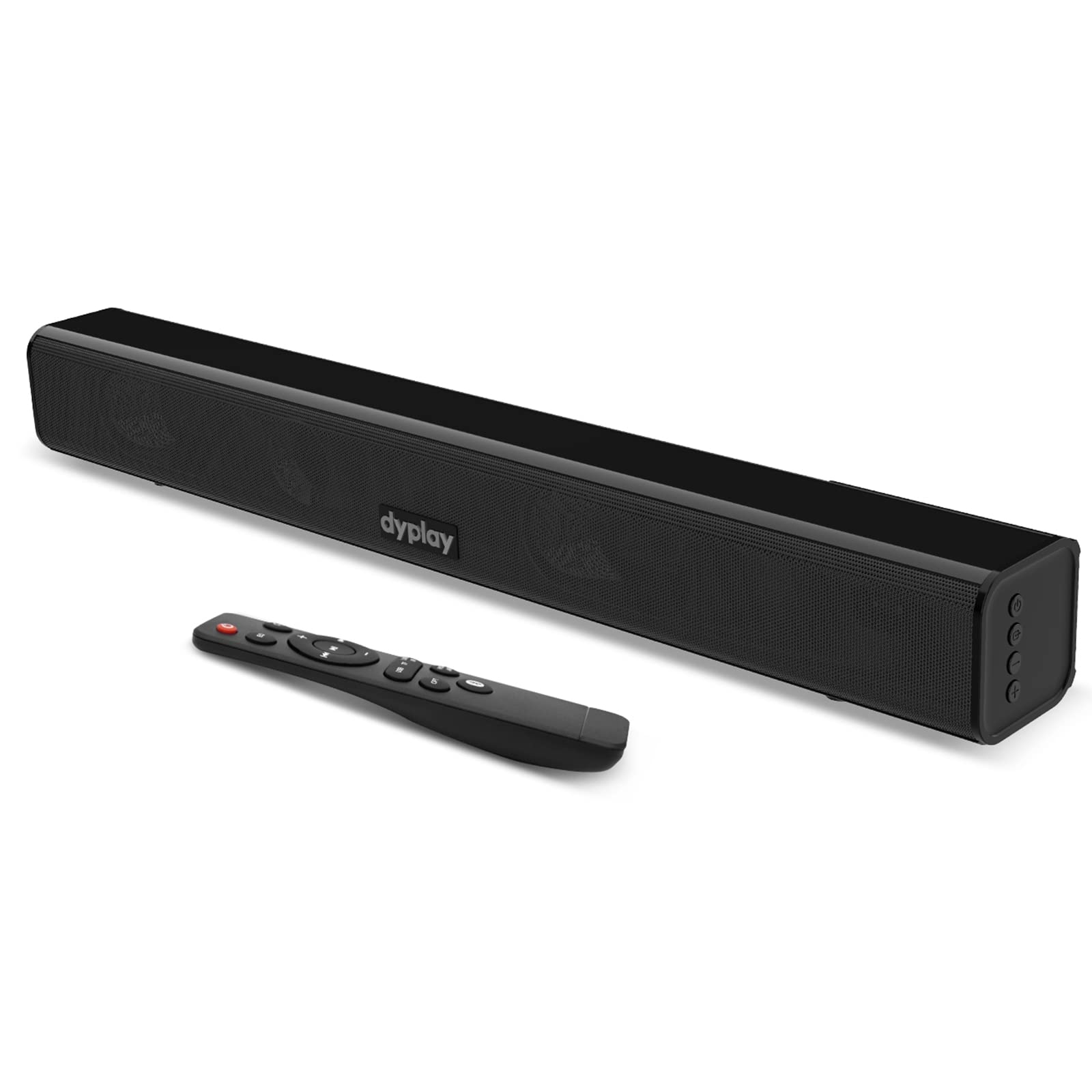 Sound Bars for TV, Dyplay 20-Inch Small Bluetooth 5.0 Soundbar, Built-in DSP, 100W 4 Equalizer Modes Audio, HDMI/Optical/AUX/TF/USB Connection for TV, Smartphones, PC, Home Theater, Gaming, Projectors