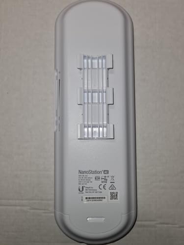 Ubiquiti Nanostation NSM5, 5GHz, 802.11a/n Hi-power 20 dBm Minimum, 2x2 MIMO AirMax TDMA PoE Station,White