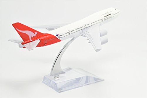 TANG DYNASTY(TM) 1:400 16cm B747-400 Qantas Metal Airplane Model Plane Toy Plane Model