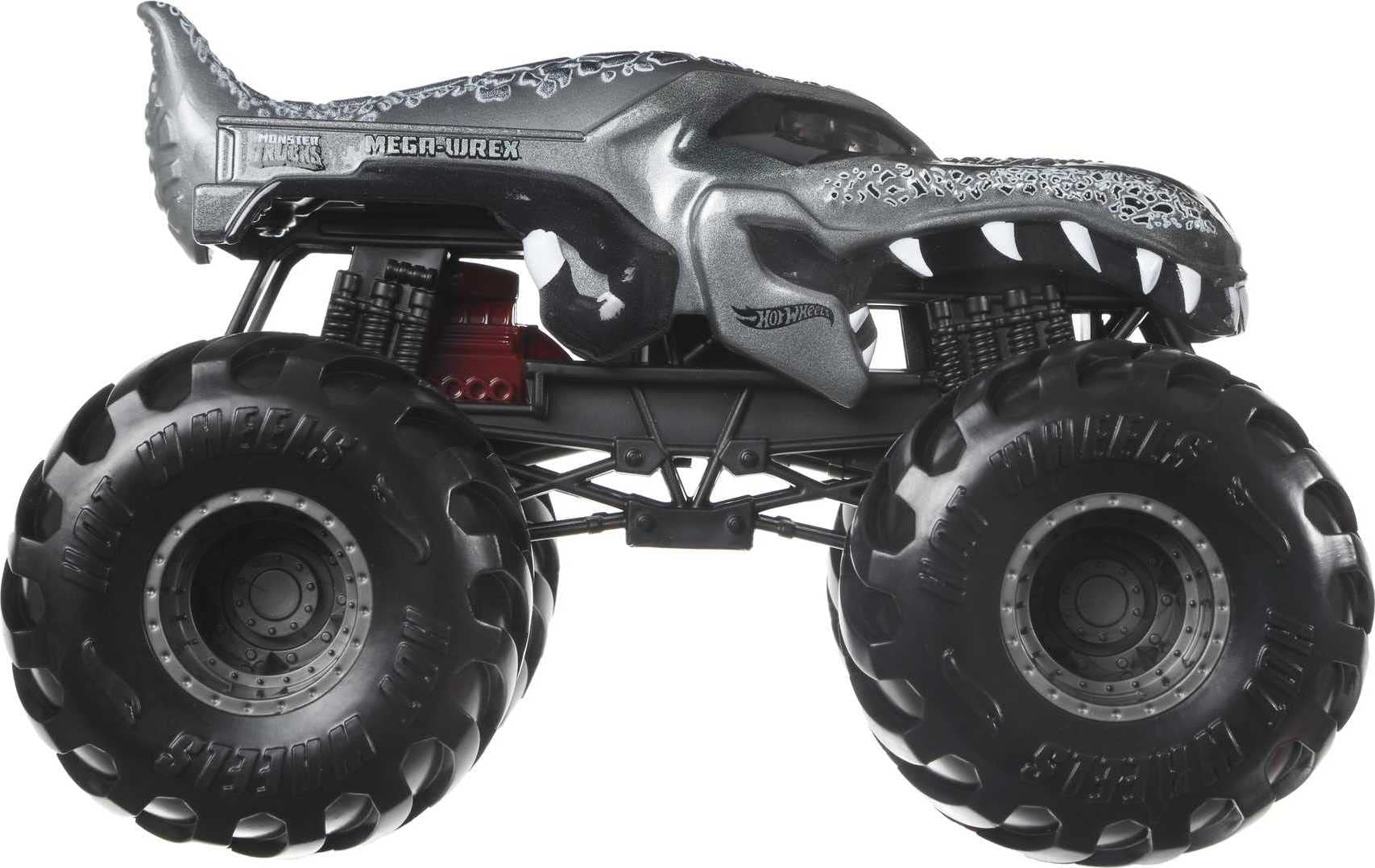 Hot WheelsDie-cast 1:24 Scale Mega Wrex Monster Trucks with Giant Wheels [Amazon Exclusive]