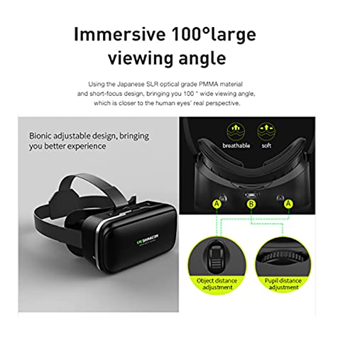 VR Virtual Reality 3D Glasses Vr Box 3D Goggles Headset Helmet Smart Glasses for Smart Phone Stereo (Color : 3)