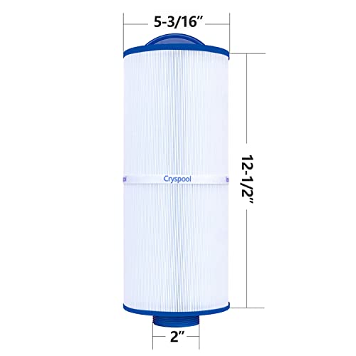 Cryspool MPT-Thread Spa Filter Compatible with Marquis 35, Marquis Spa 20042, 20092, 370-0240, PPM35SC-F2M, 5CH-352, FC-0196, 35 sq.ft, 2 Pack