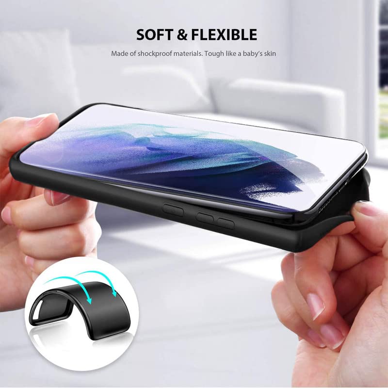 HGJTF Phone Case for Oukitel WP21 (6.78"), 2 Pcs 360° Anti-Drop Silicone Protective Case, Ultra Thin Flexible TPU Bumper Shockproof Shell for Oukitel WP21 - Black + Pattern