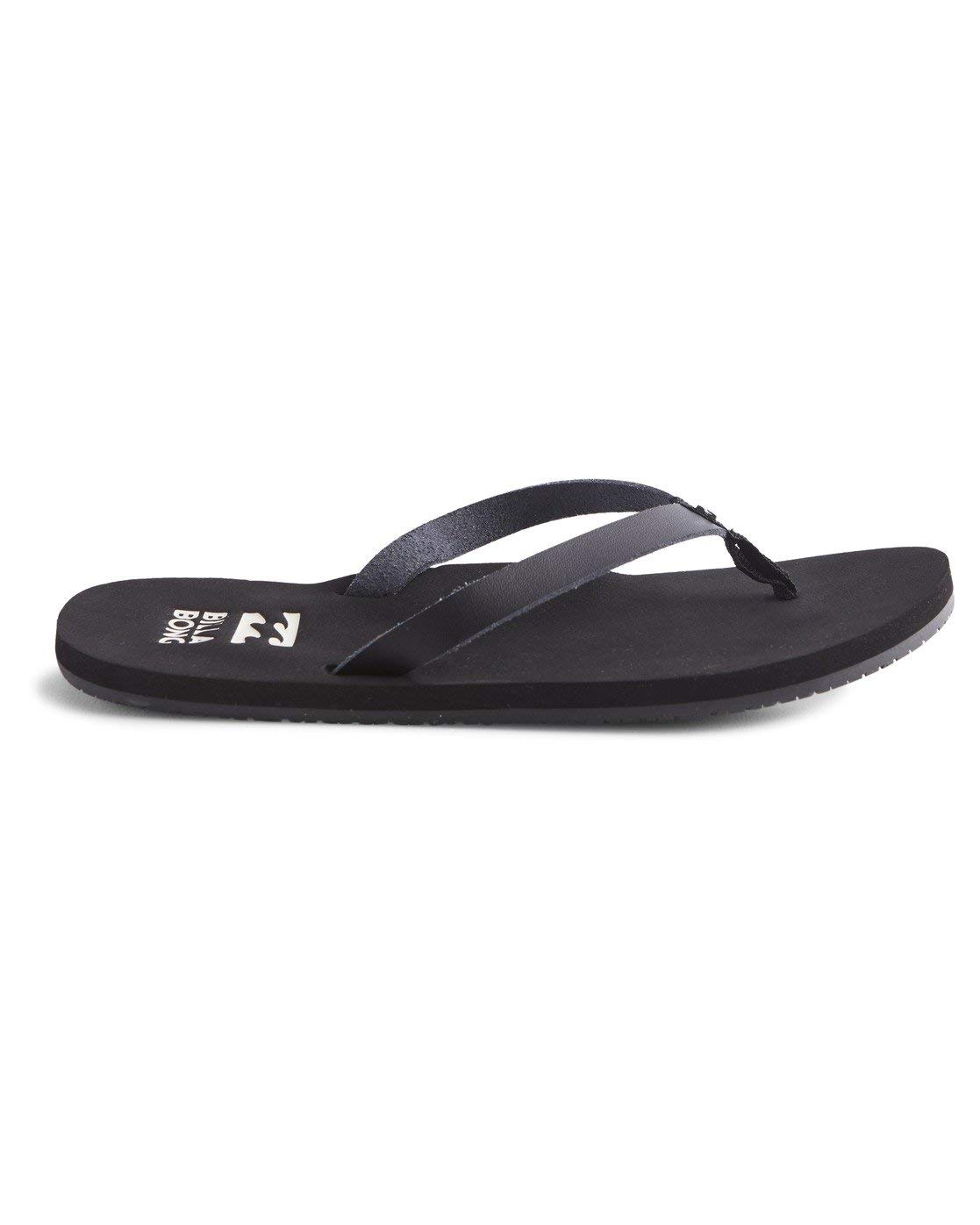 Billabong Women's Shore Breakerz Flip Flop, Black, 9