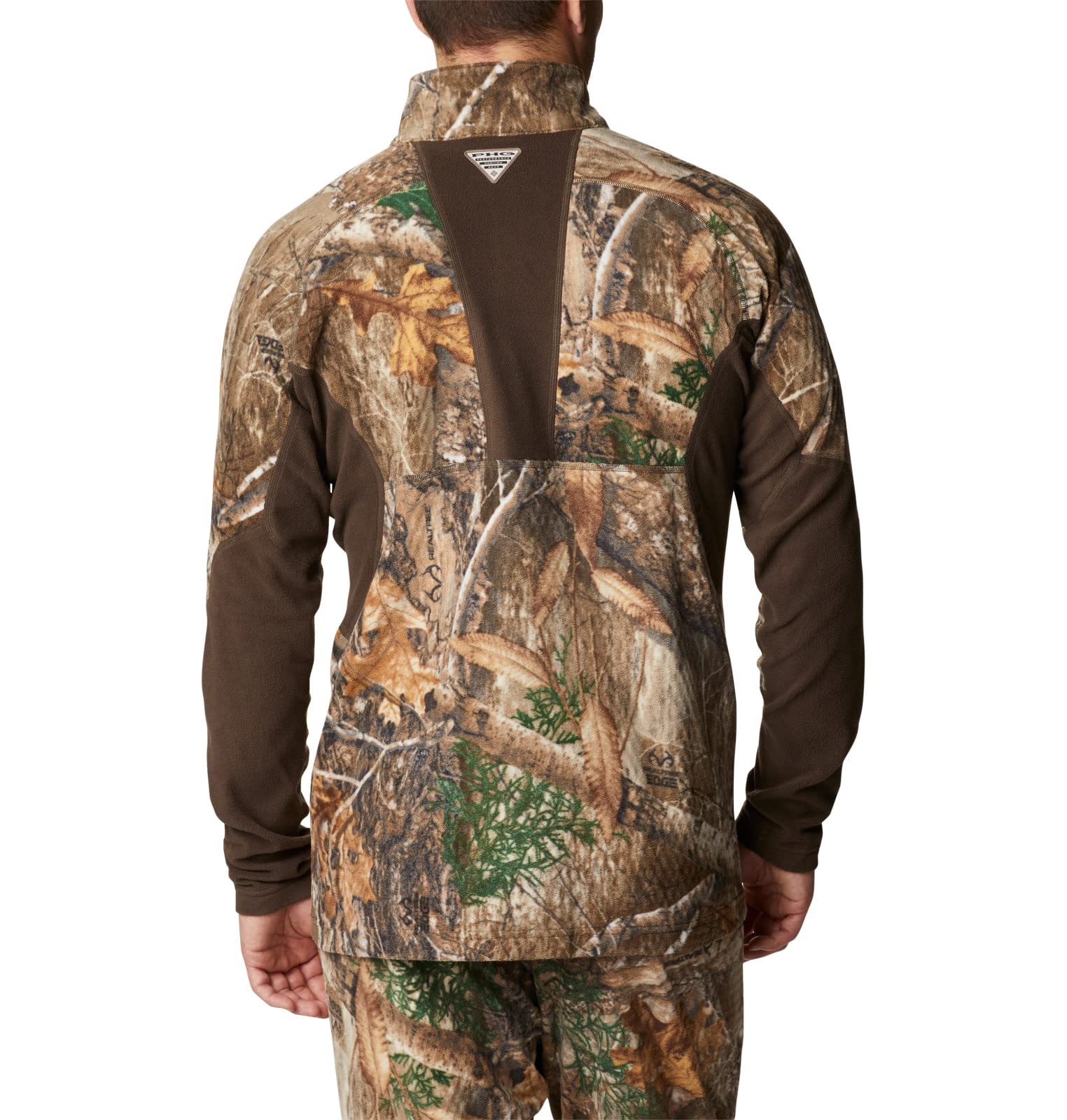 Columbia Men's Trophy Rack Omni Heat Helix Fleece 1/4 Zip, Realtree Edge, XX-Large