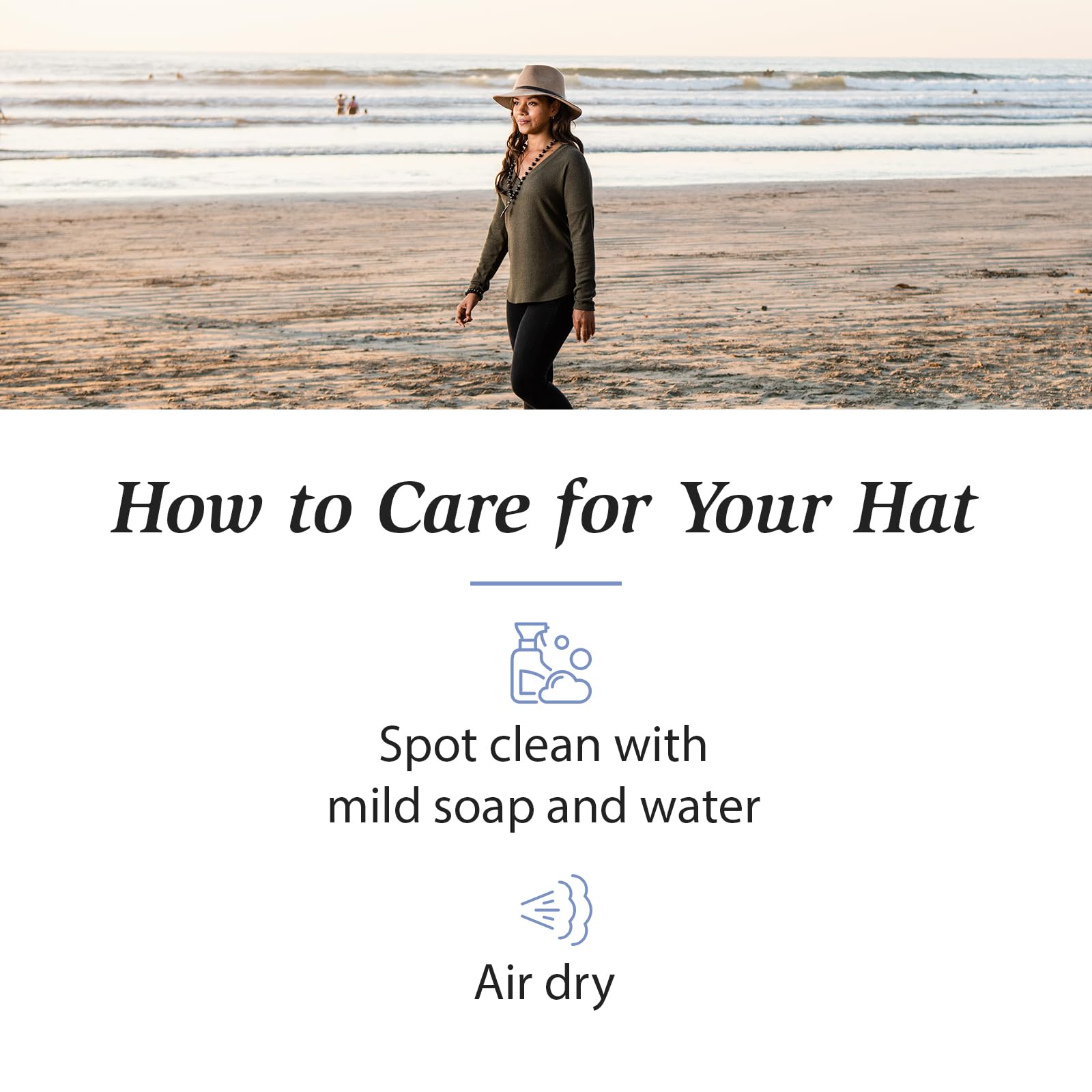 Wallaroo Hat Company Women’s Petite Aspen Fedora – UPF 50+ Sun Protection, 100% Wool Felt, Adjustable, Packable, Black, Small