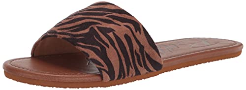 Billabong Women's High Tide Slide Sandal, Zebra, 8