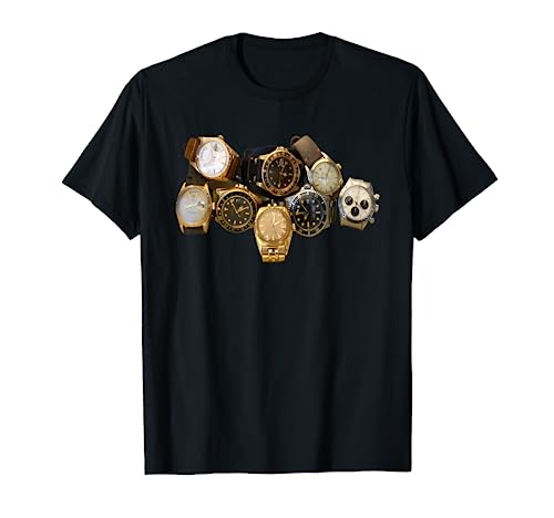 Luxury Vintage Watches Horology Time Wristwatches T-Shirt