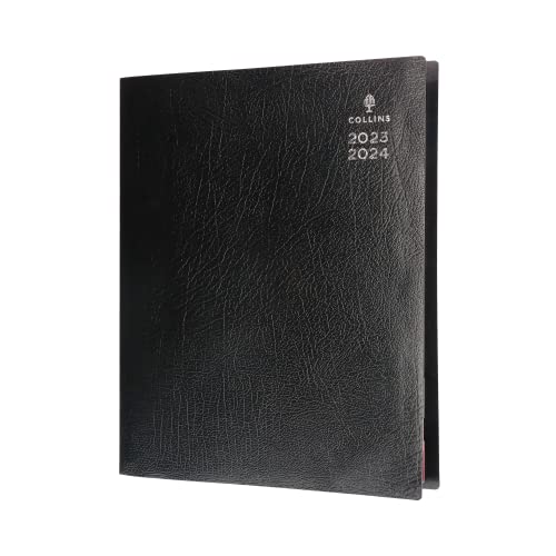 Collins Leadership Academic 2023-24 A4 Day to A Page Mid Year Diary Planner (Appointments) School, College or University Term Journal - July 2023 to July 2024 - Graphite - CP6745-2324