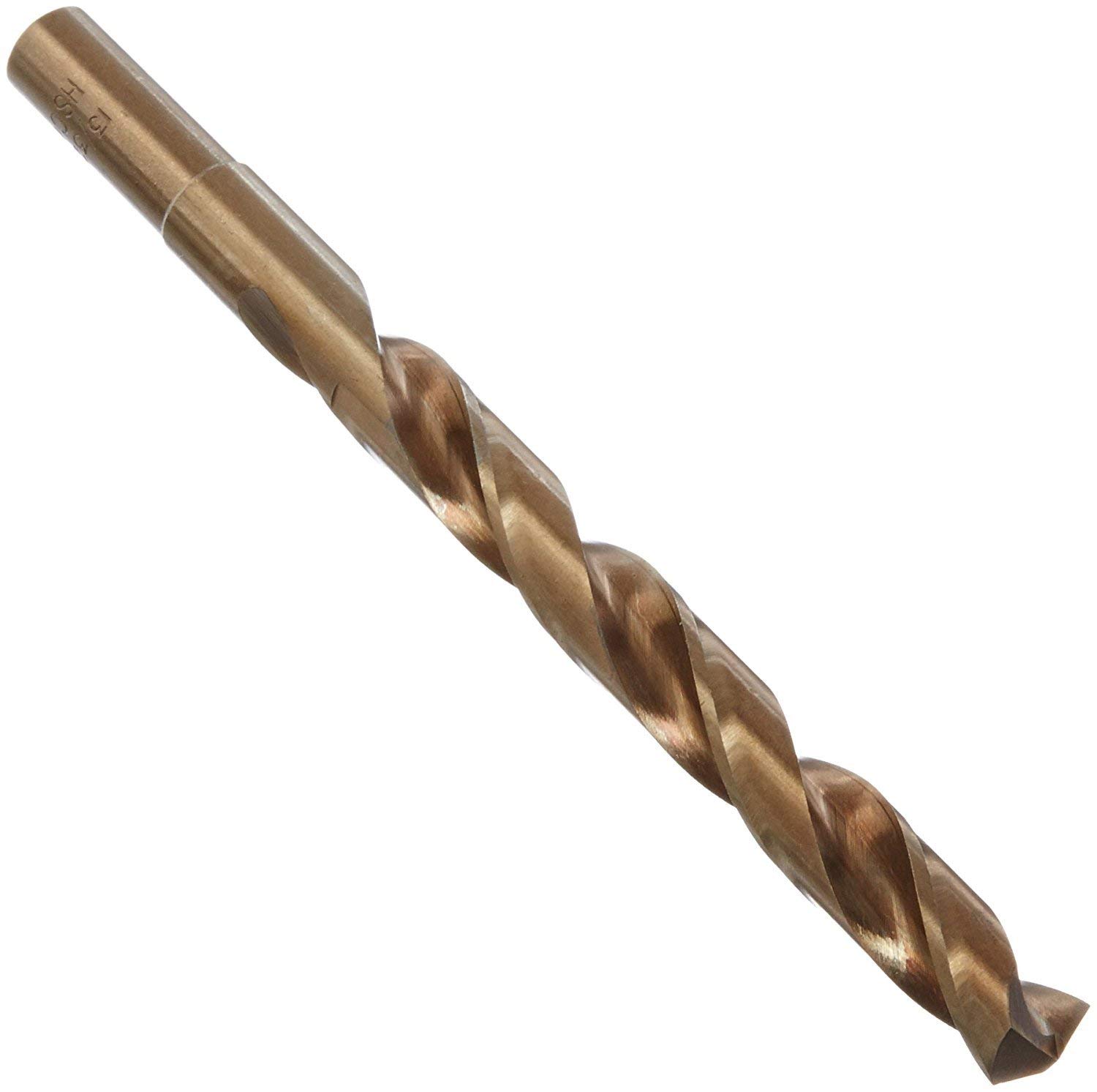 Drill America 19.50mm Reduced Shank Cobalt Drill Bit with 1/2" Shank, D/AMMCO Series