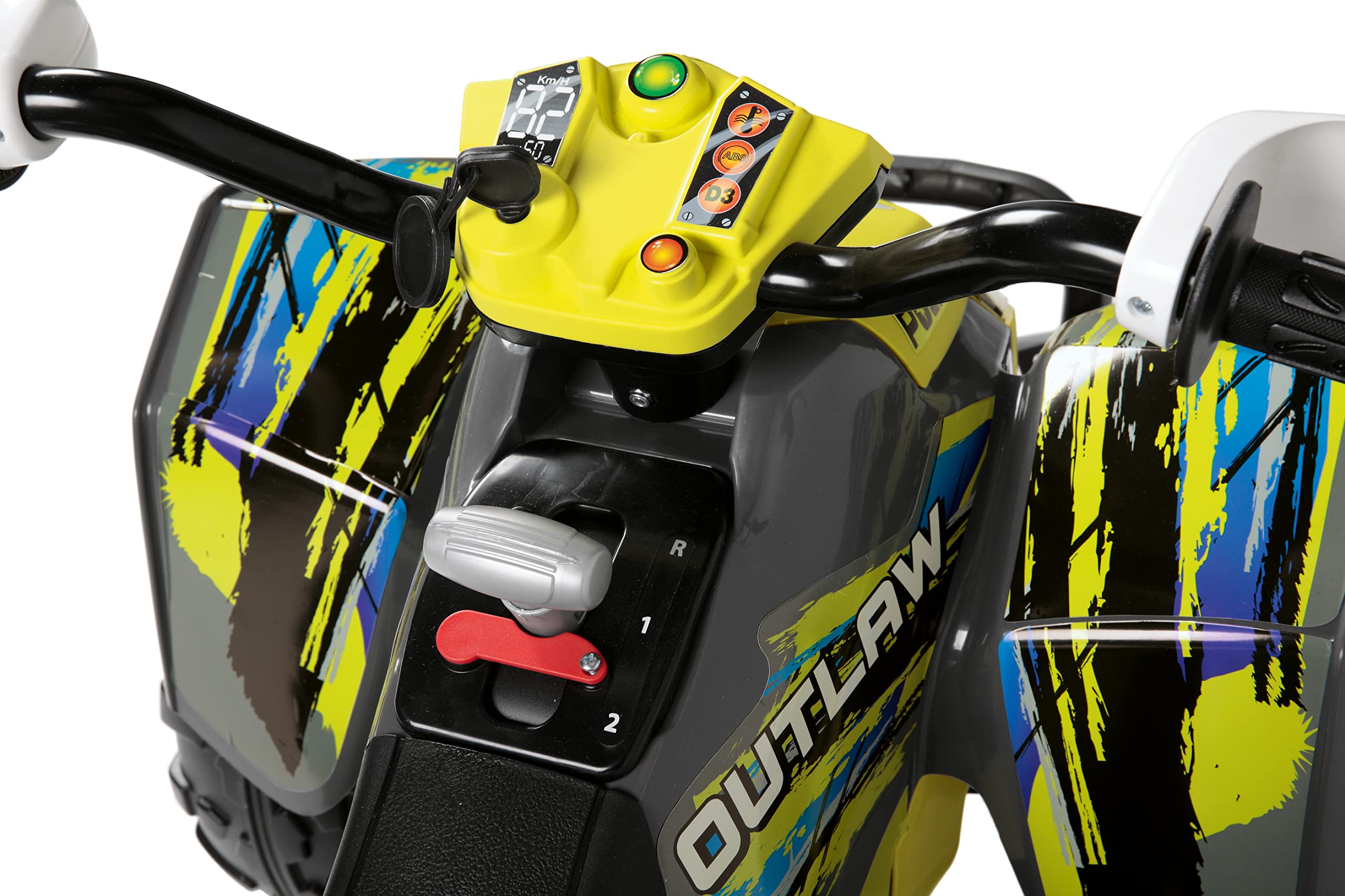 Peg Perego Polaris Outlaw Citrus, 12 Volt Ride on, Citrus
