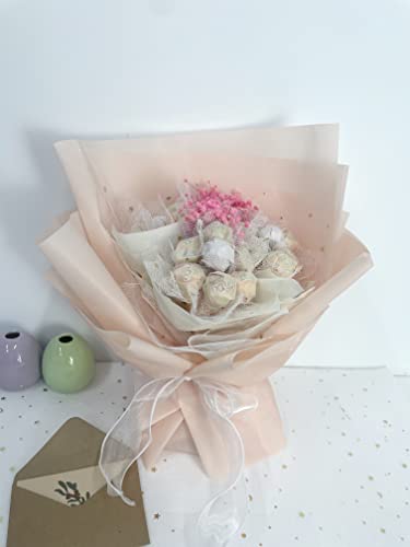 LWFyyds Waterproof Floral Wrapping Paper Flower Bouquet Gift Wrap Korean Florist Supplies - Gouache