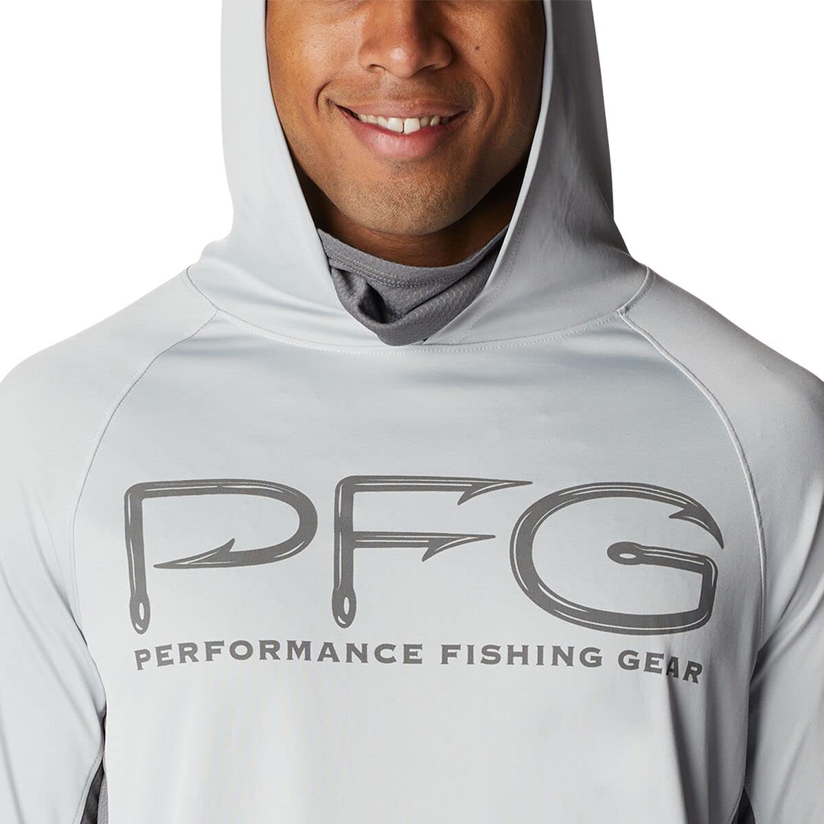 Columbia Men's Terminal Tackle Vent Hoodie, Cool Grey/City Grey, X-Large