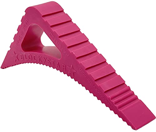 Blockystar Door Stopper & Window Stopper, Rubber Door Stop Flexible, Door Wedge Stopper Award Winning, Decorative Door Stoppers for Bottom of Door Security, Colorful Doorstop Large Door Stopper Wedge