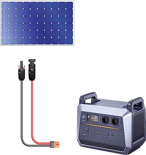 CERRXIAN 9.8FT/3M 12AWG Solar Panel Connector to XT60i Female Solar Panel Power Cable for Solar Panel,RV Portable Power Station,Portable Power Station,Lipo Battery