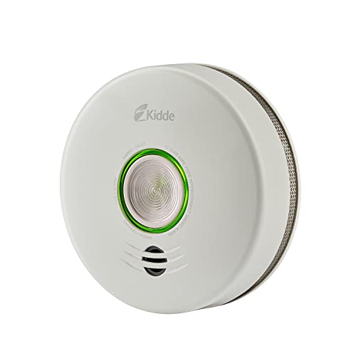 Kidde Smoke Detector, 10-Year Battery, Photoelectric Sensor Wire-Free Interconnect Smoke Alarm, Voice Alert