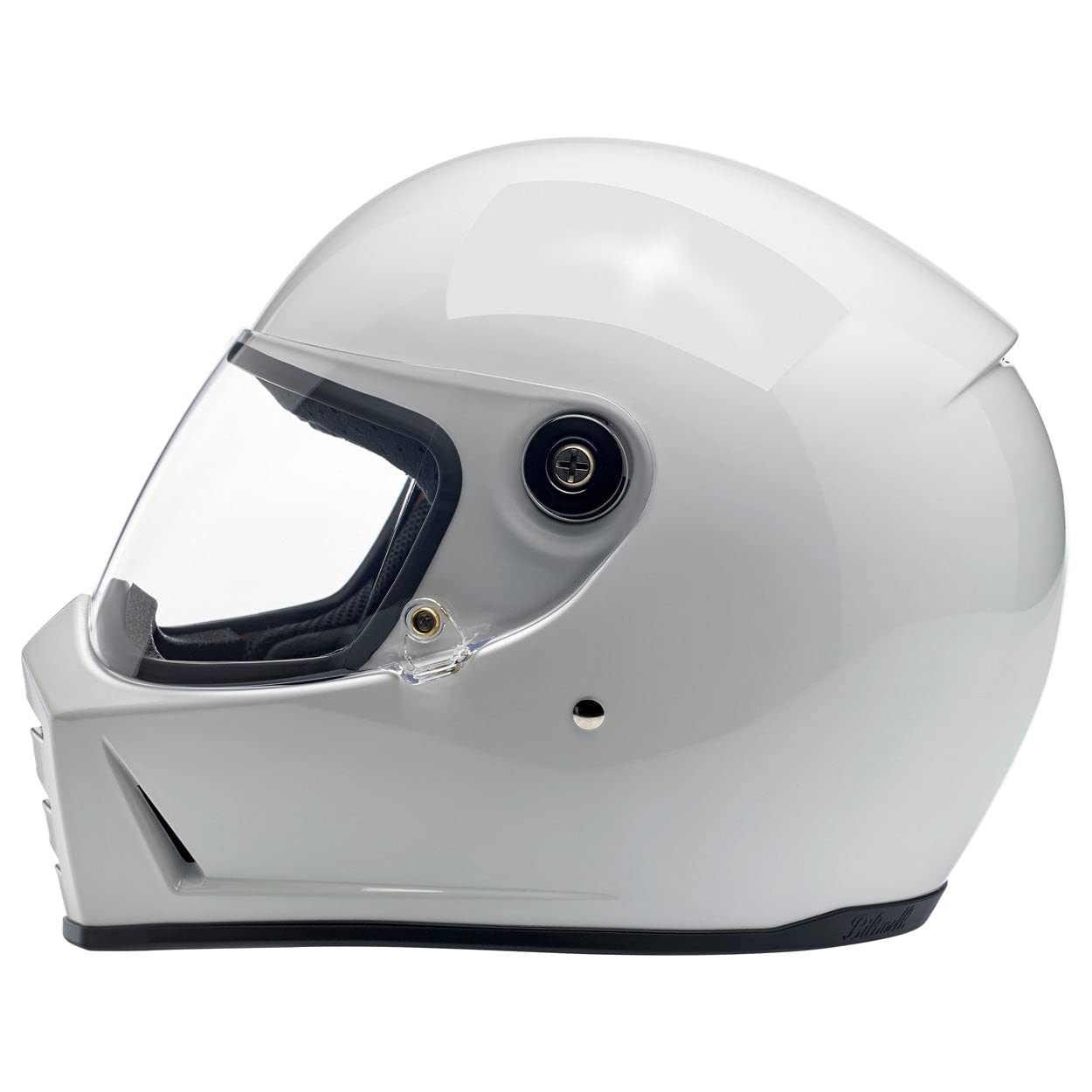 Biltwell | Lane Splitter | DOT & ECE Approved | Motorcycle Helmet | Full Face with Visor | Gloss White | Small