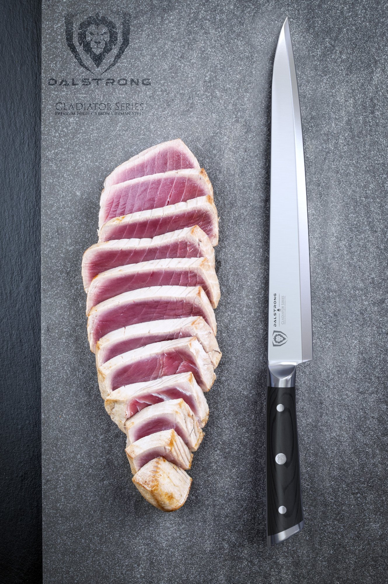 Dalstrong Shadow Black Series Yanagiba Sushi Knife 10.5" Bundled with Gladiator Series Yanagiba Sushi & Slicing Knife 10.5" - NSF Certified