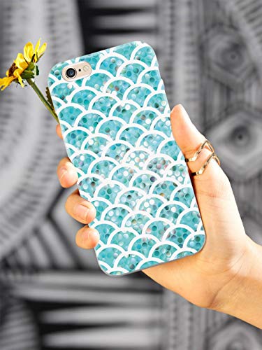 Inspired Cases - 3D Textured Galaxy Note 10 Plus Case - Rubber Bumper Cover - Protective Phone Case for Samsung Galaxy Note 10 Plus - Mermaid Scales - Teal