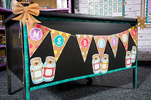 Teacher Created Resources Shabby Chic Circle Letters (77171), 3.5 Inches
