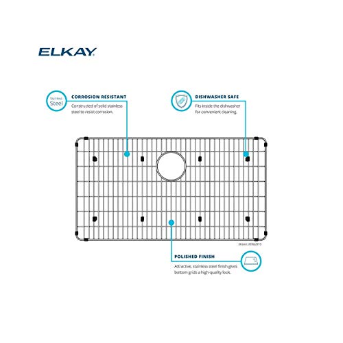 Elkay LKWOBG2115SS Stainless Steel Bottom Grid