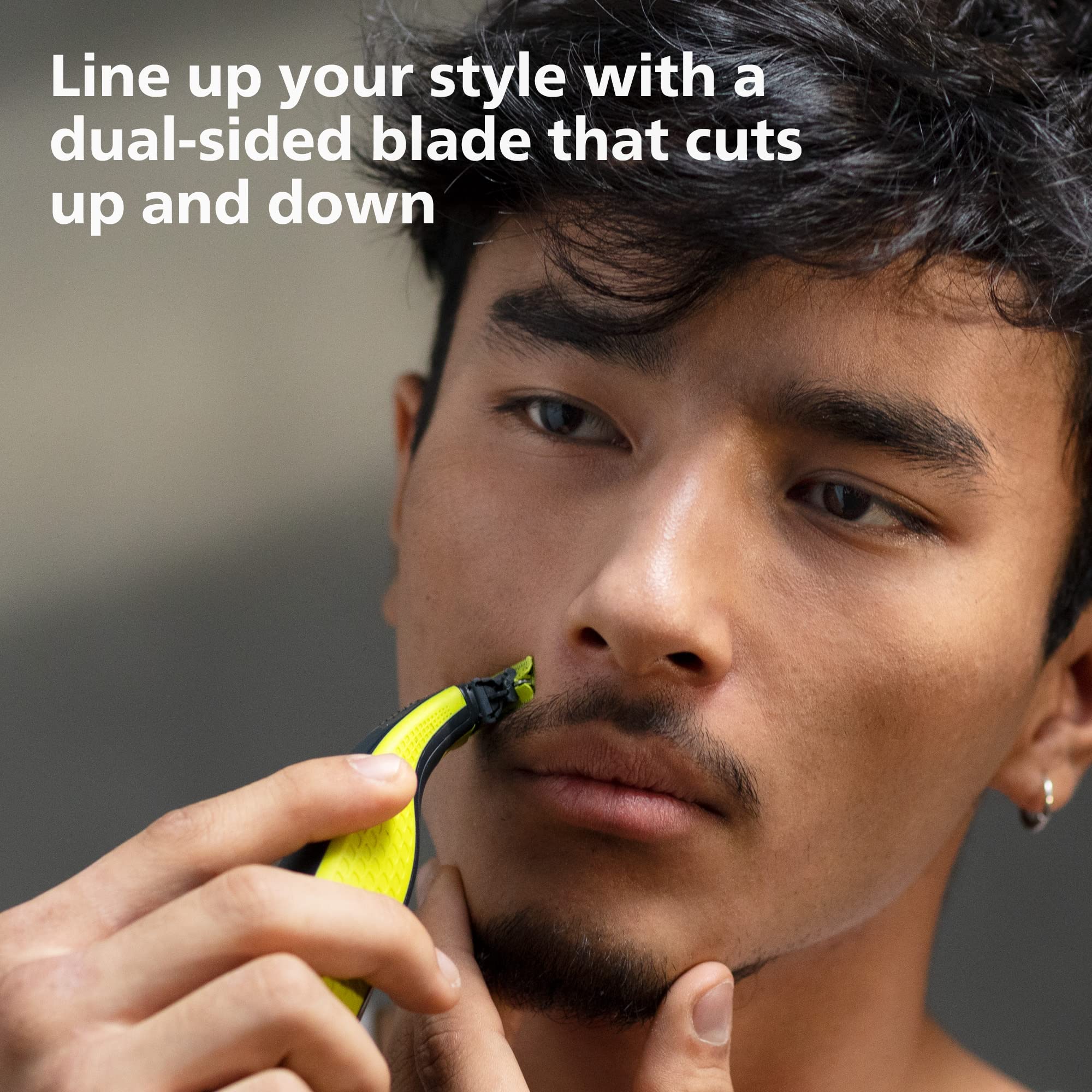Philips Norelco OneBlade, Hybrid Electric Trimmer and Shaver, QP2520/70