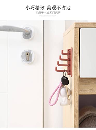 NA Creative Organ Hook Kitchen Wall-Mounted Nail-Free Hanger Behind The Door Bathroom no Traces on The Walls Plastic Bathroom Adhesive Hook