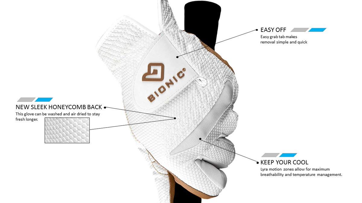 Bionic Women's RelaxGrip 2.0 Golf Glove (Large, Left)