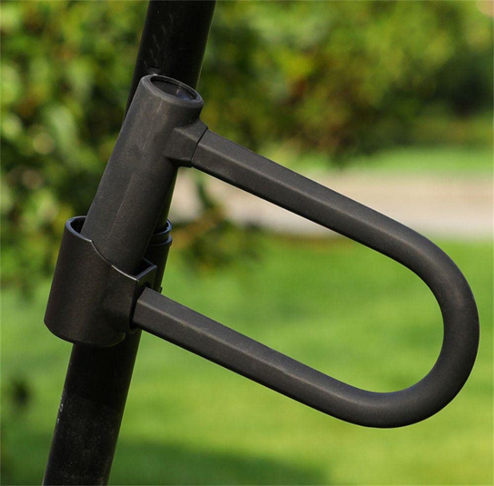 Cable Bike Lock, Bike Lock, 16mm Heavy Duty U-Lock with Key and Bike Lock Mounting Bracket