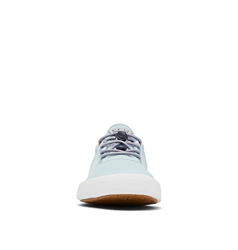 Columbia Women's Bonehead PFG Boat Shoe, Mountain Mist/Collegiate Navy, 8.5