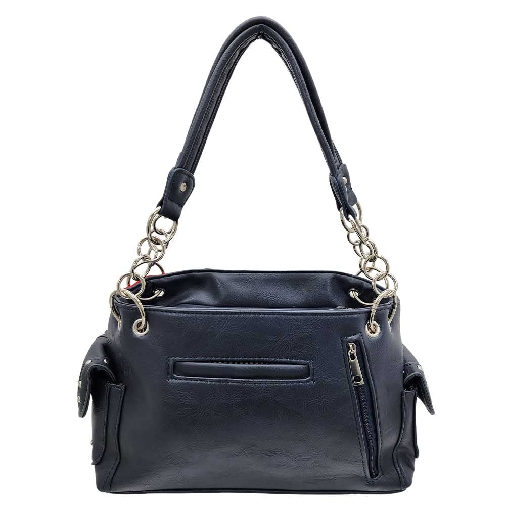 USA Flag Handbags Thin Blue Line Purses Thin Red Line Handbags (USA-Thin-Blue-Line-Purse&Wallet)
