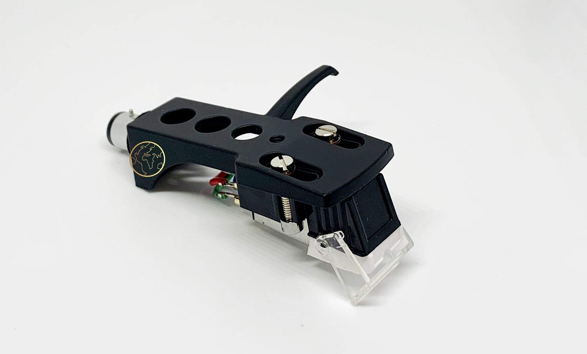 Cartridge and Stylus, needle and Black Headshell with mounting bolts for Technics SL-1200, SL-1210, SL-1600, SL-1610, SL-1700, SL-235, SL-23A, SL-B2, SL-B202, SL-B205, SL-B3