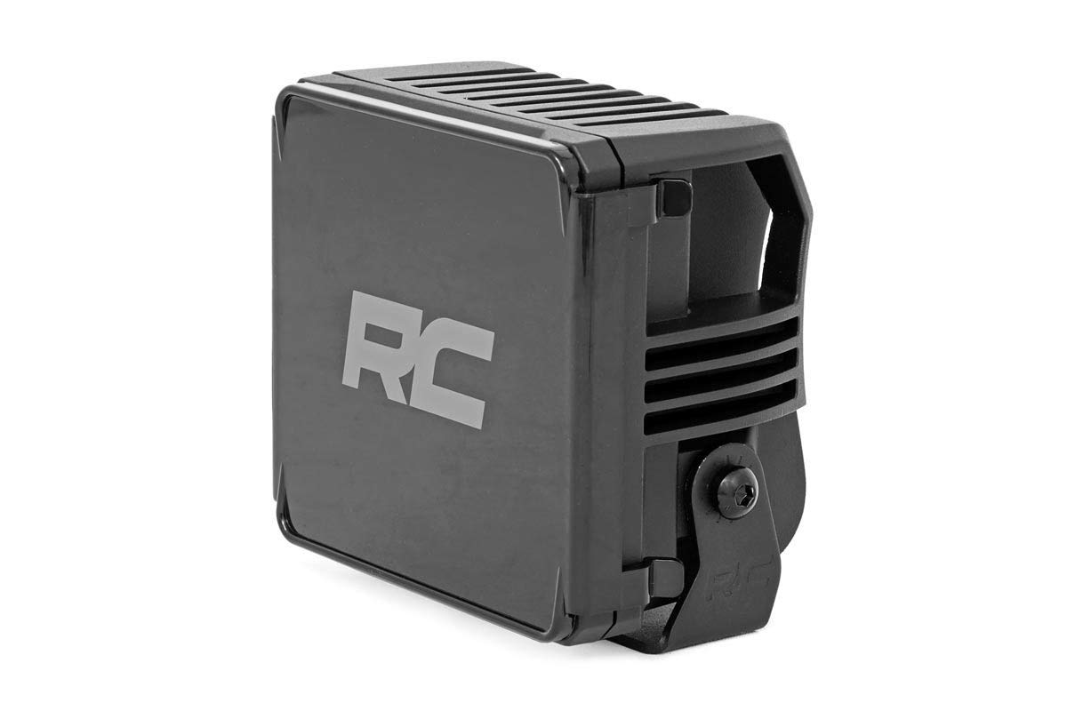 Rough Country 4" Chrome Series Square LED Cube Lights | White DRL - 70905DRL