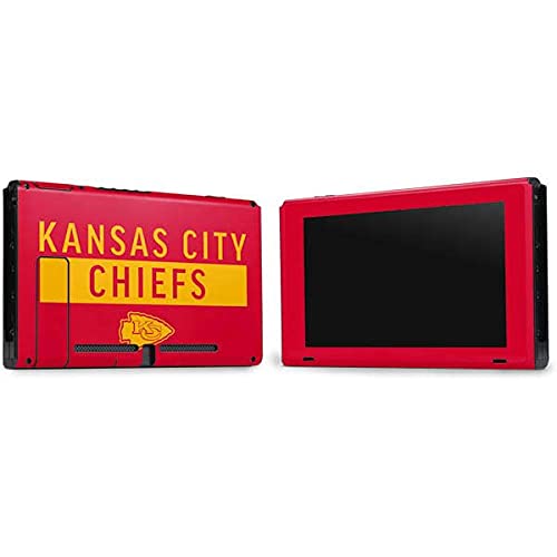 Skinit Decal Gaming Skin Compatible with Nintendo Switch Bundle - Officially Licensed NFL Kansas City Chiefs Red Performance Series Design