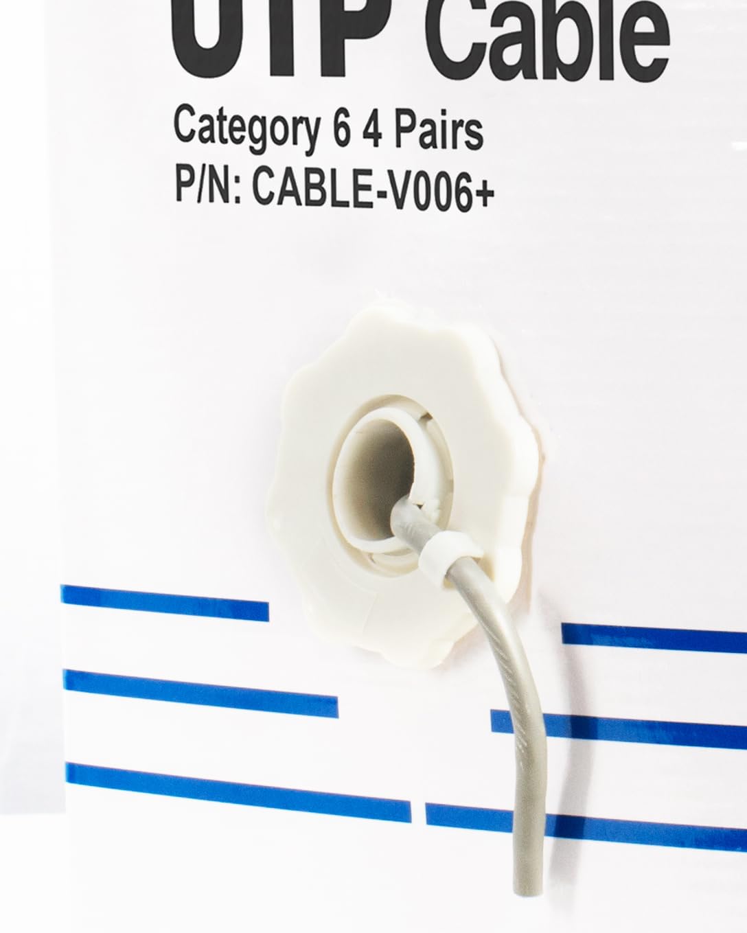 VIVO 500ft Bulk Cat6, CCA Ethernet Cable, 23 AWG, UTP Pull Box, Cat-6 Wire, Indoor, Network Installations, Gray, CABLE-V006