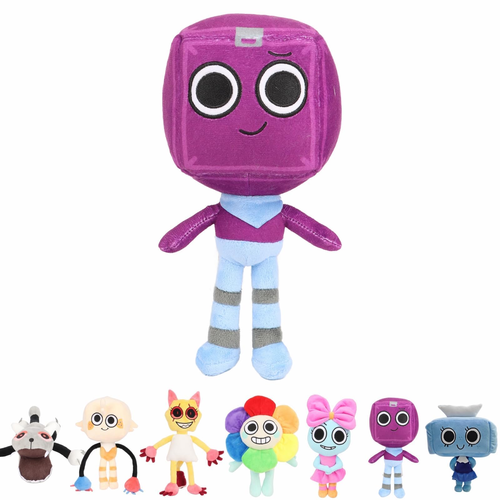ekovko Dandy Plush Boxten, Dandy's World Plush Toy for Boys and Girls Adorable Plush Pillow Home Decors Birthday Valentines Gift for Fans and Kids