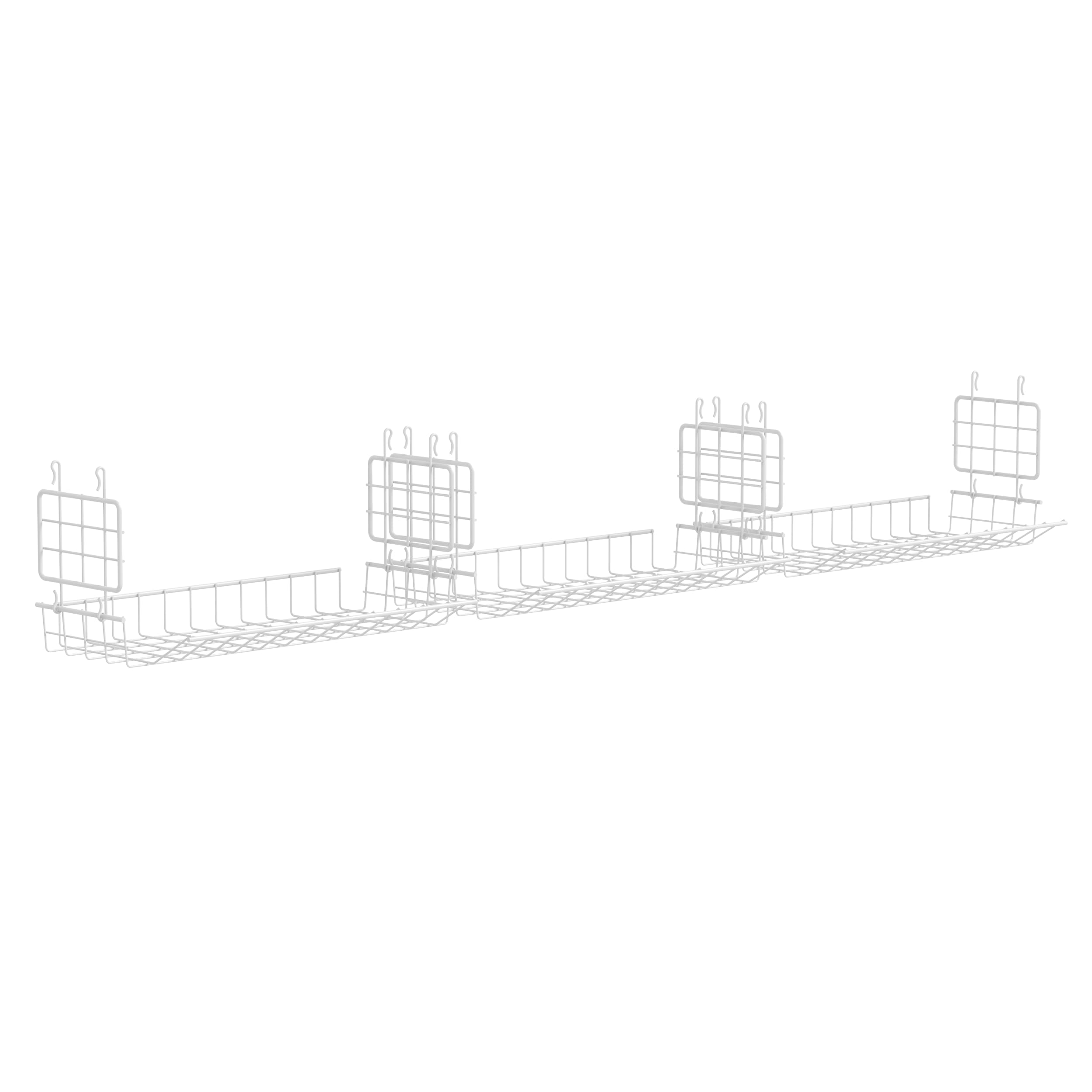 ClosetMaid Hideaway Behind-the-Hangers Hanging Wire Shelf for Closets, Pantries, Laundry Rooms (3-Pack)