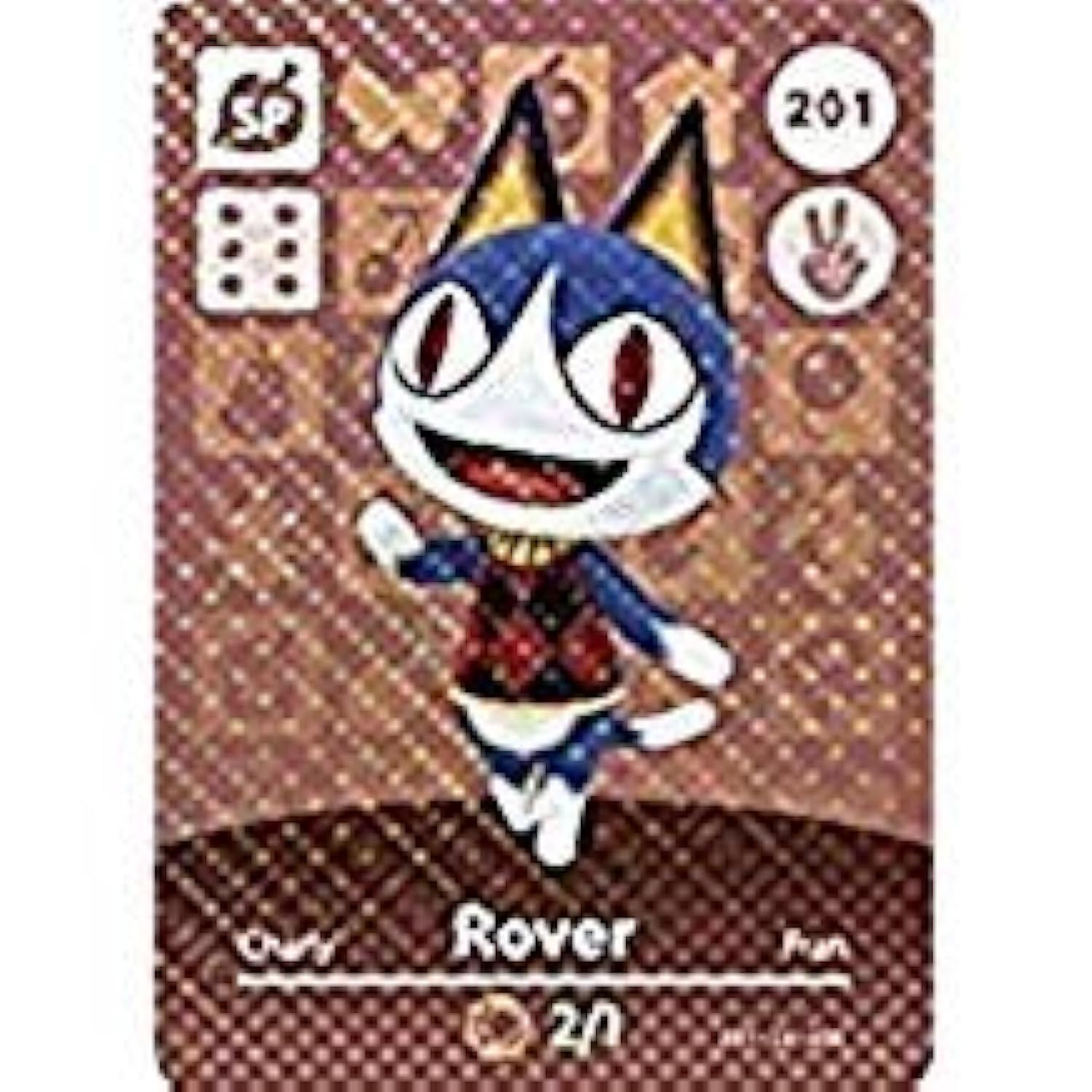 Rover - Nintendo Animal Crossing Happy Home Designer Amiibo Card - 201