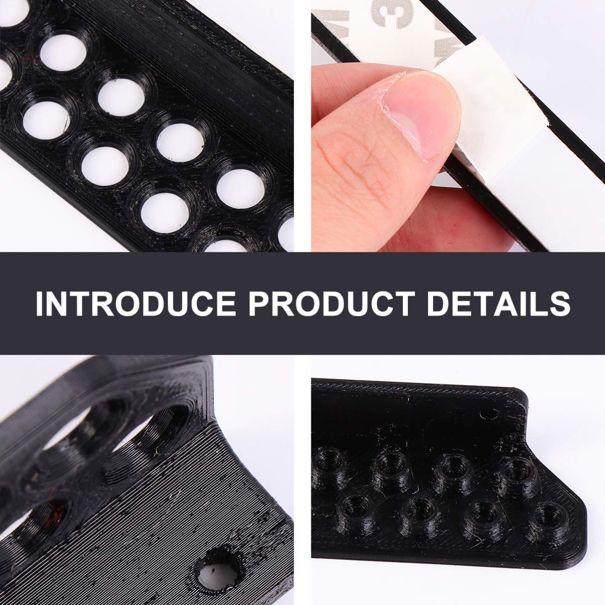 BESPORTBLE 1 Pair Wall-Mounted Arrow Bow Rack ABS 12 Arrow Wall Holder Arrow Display Hanger Archery Accessories
