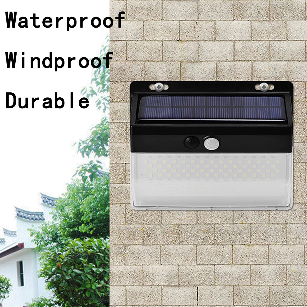 ZHUANYIYI 2 Pieces, Solar Wall Lights, Outdoor Courtyard Wall Landscape Lighting, Home Garden Pavement Waterproof Decorative Lights