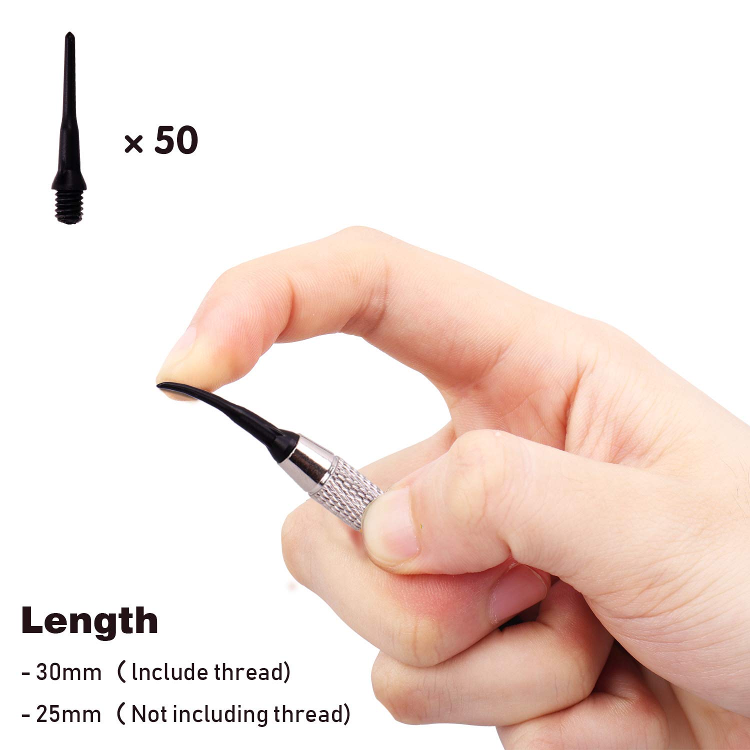Darts Plastic Tip - Professional Soft Tip Darts Set for Electronic Dartboard 9 Pcs 18 Grams with 50 Extra Tips 9 Shafts 27 Flights Tool Kit Flight Protectors and Gift Darts Case (Gold)